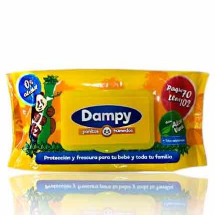 Pañitos Dampy x 100 - El Bebe